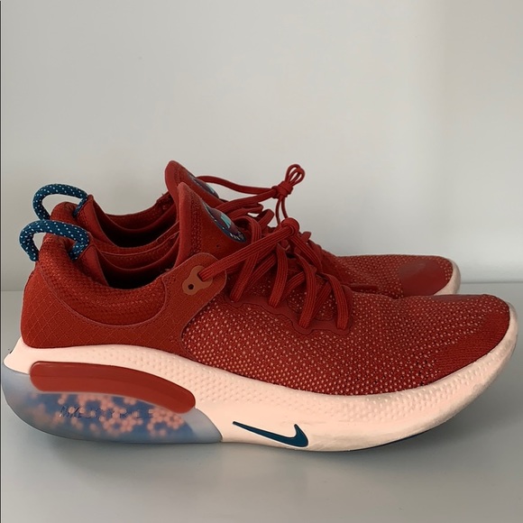 Nike | Shoes | Nike Red And Blue Mens Sneakers | Poshmark